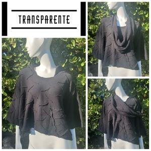 Transparente | Sweaters | Transparente Black Sweater | Poshmark